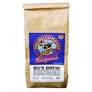 Malibu Compost HGC715978 Biodynamic Compost 12 (1ea= 4/Pack) Hydroponic Tea Bag, 1 lb