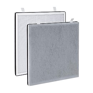 2-Pack Vital 100 Replacement Filter for LEVOIT Vital 100 Air Purifier, True HEPA and Activated Carbon Filter