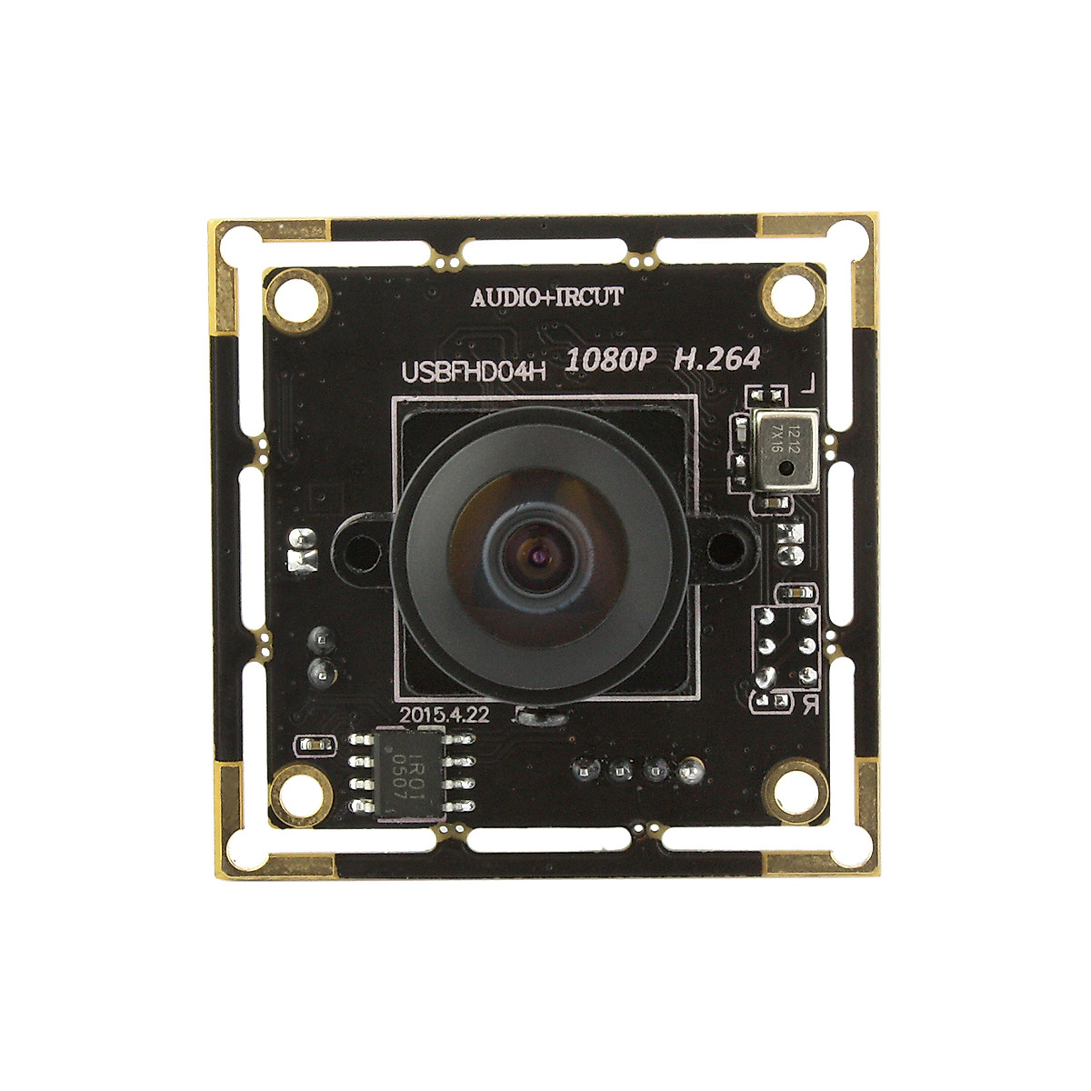 ELP 180degree Fisheye Raspberry Pi 1080P H.264 Microphone PC Web USB Security Camera for Laptop Wide Angle Mini UVC USB2.0 Video Audio Webcam Board 2MP CMOS AR0330 Lightburn Laser Camera for Computer