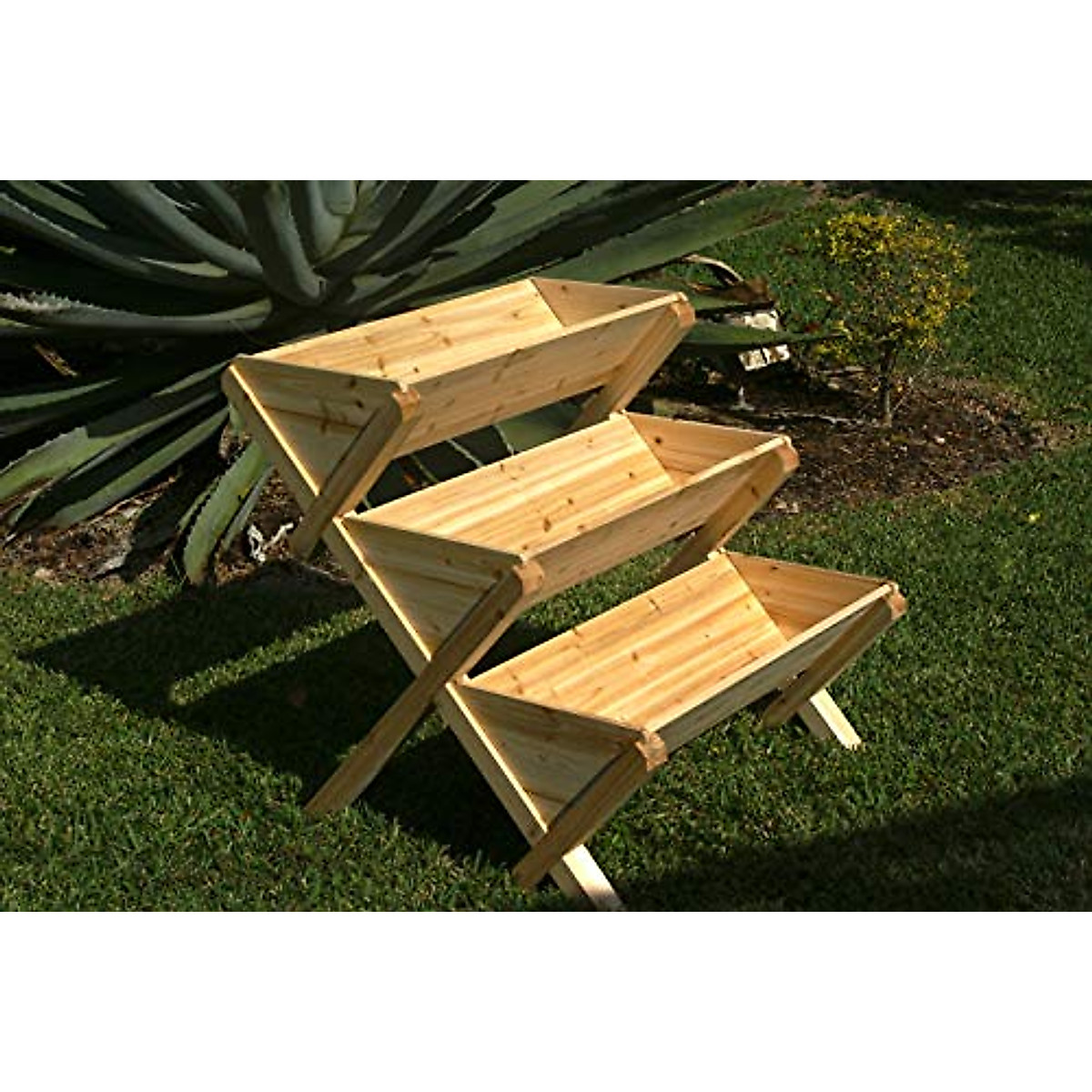 RSI 3 Tier Eden Garden Table, Natural Fir Wood