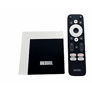 MECOOL KM7 Plus Netflix Google Certified Android 11.0 TV Box Amlogic S905Y4 AV1 Ultra 4K HDR 2GB RAM 16GB ROM Support 2.4G/5.0G WiFi BT 5.0 with Google Assistant
