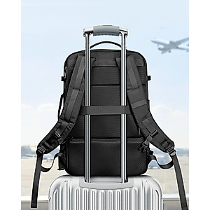 Inateck 42L Carry On Travel Backpack, Airline Approved Extra Large Cabin Luggage Backpack for women men Fit 15.6 Inch Laptop Notebooks for Weekender