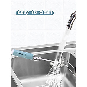 DOOBAANN Handheld Electric Formula Stirrer,Handheld Drink Mixer (Blue)