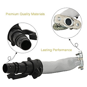 55587854 Turbo Oil Return Pipe Tube Compatible with Chevy Cruze Sonic Trax Buick Encore 1.4L Engine Turbocharger Oil Return Line Replaces 55587854 55569839