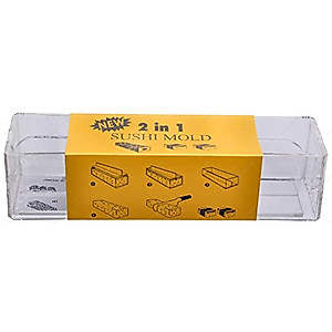 Kitchen Helper TD-065 Spam Musubi Sushi Rice Press, 8.25"(L) x 2"(W) x 2.25"(H)