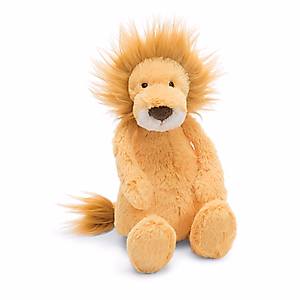 Jellycat Bashful Lion Stuffed Animal, Medium, 12 inches