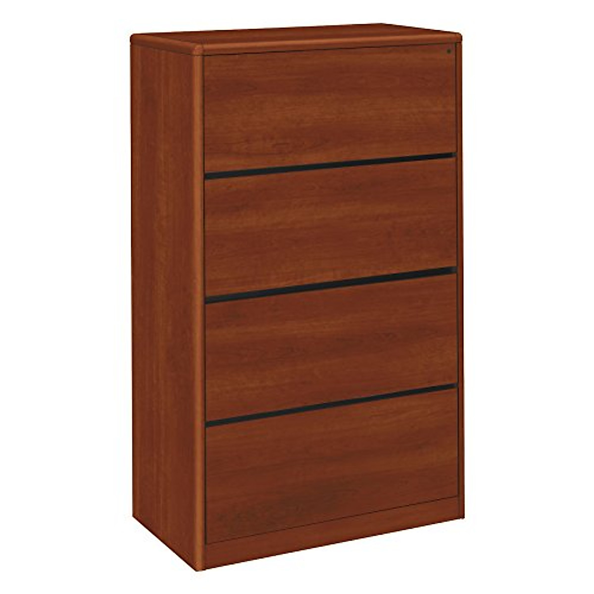 HON 10700 Series Four Drawer Lateral File, 36w x 20d x 59 1/8h, Cognac