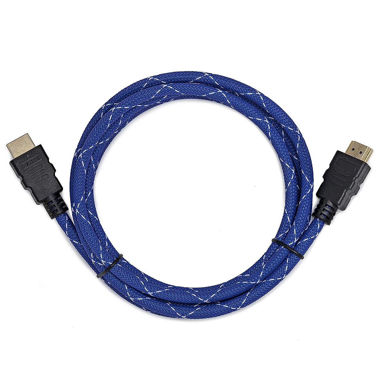 Blackmagic Design ATEM Mini Pro ISO Bundle with 2 x Nylon-Braided 4K HDMI Cables and 2 x Slim 3.5mm Male to Male Stereo Aux Cable (5 Items)