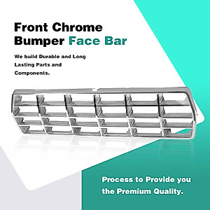 CarPartsDepot Front Chrome Frame Grille Assembly Grill Compatible With Ford F-100/ F-250/ F-350 /Bronco 1978 1979 FO1200111 D8TZ8150C