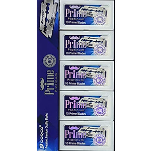 Dorco 100 Piece Prime Double Edge Razor Blades