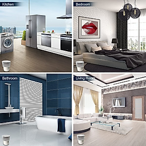 Small Trash Bag, 2 to 2.6 Gallon / 10 Liter Dark Gray Garbage Bags, 100 Count