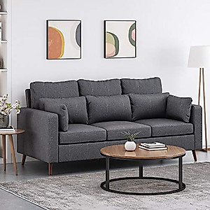 Christopher Knight Home Roselle Sofas, Charcoal + Espresso