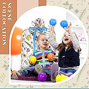 TaoBary 4 Pcs Large Gift Bags Jumbo Wedding Gift Bag Plastic Oversized Plastic Storage Bags 48"x 36" with 4 Rolls Ribbons for New Parents Baby Shower Birthday Engagement Christmas Party