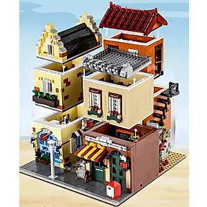 General Jim's Building Blocks Lighted Music Store Coffee Cafe Shop and Lounge Modular Building Blocks Bricks Set | Compatible with Lego City Sets