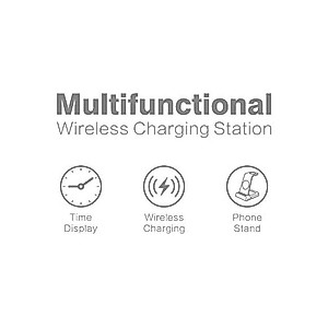 Wireless Charger for Samsung, 3 in 1 Wireless Charging Station for Samsung Galaxy S23 Ultra/S22/S21/S20/Note 20/Z Flip 4/Z Fold 4, Samsung Watch Charger for Galaxy Watch 5 Pro/4/3, Galaxy Buds 2/Pro/+