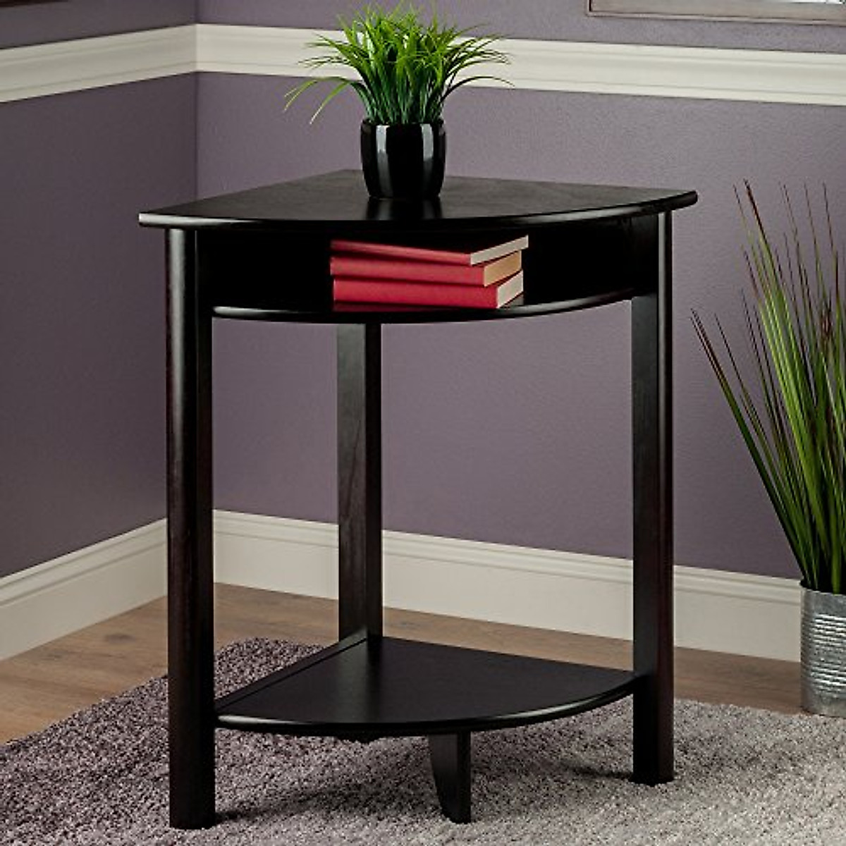 Winsome Liso Corner Desk, Espresso