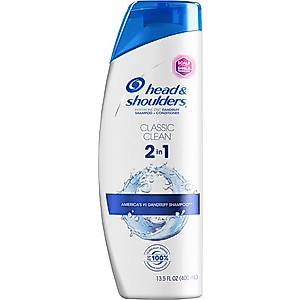 Head & Shoulders and Classic Clean AntiDandruff 2 in Shampoo and Conditioner, Lemon, 13.5 Fl Oz