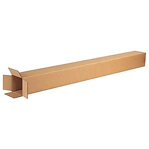 Uline 4 x 4 x 48 Cardboard Packing Mailing Tall Long Shipping Corrugated Box Cartons - Pack of 25