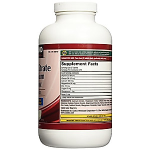 Kirkland Signature Calcium Citrate 500mg (500 Tablets)