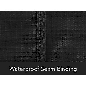 Covermates Chiminea Cover - Heavy-Duty Polyester, Weather Resistant, Drawcord Hem, Grill and Heating-Ripstop Black