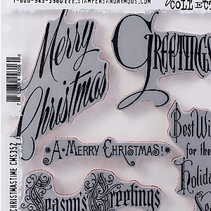 Stampers Anonymous ClingStamp TH Christmas Time