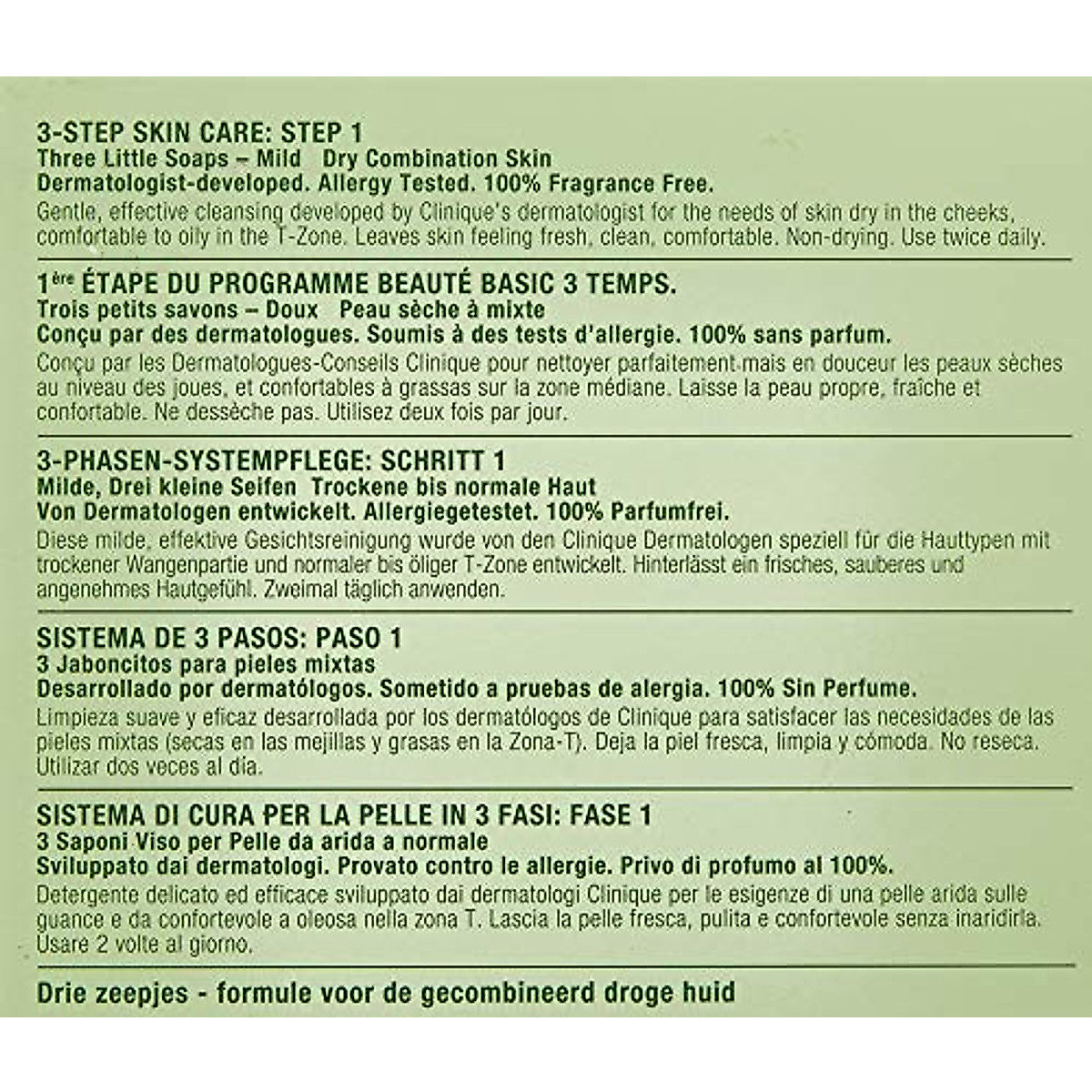 3 Little Soap - Mild by Clinique for Unisex - 3 x 50 g Soap