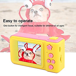 DSLR Video Mini Camera Toy, USB Sports Camera, Digital Camera, Camera, for Children of All Ages, for Kid for Childen,(Pink (no Memory Card))