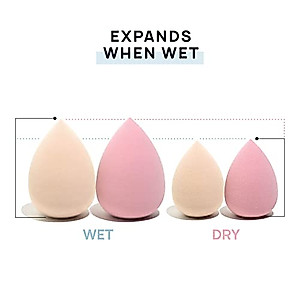 AOA Studio Collection Makeup Mochi Sponge Set Makeup Blender Latex Free and High-definition Set of 6 Makeup Blender For Powder Cream and Liquid Wonder Blender Beauty Cosmetic (6 Count)