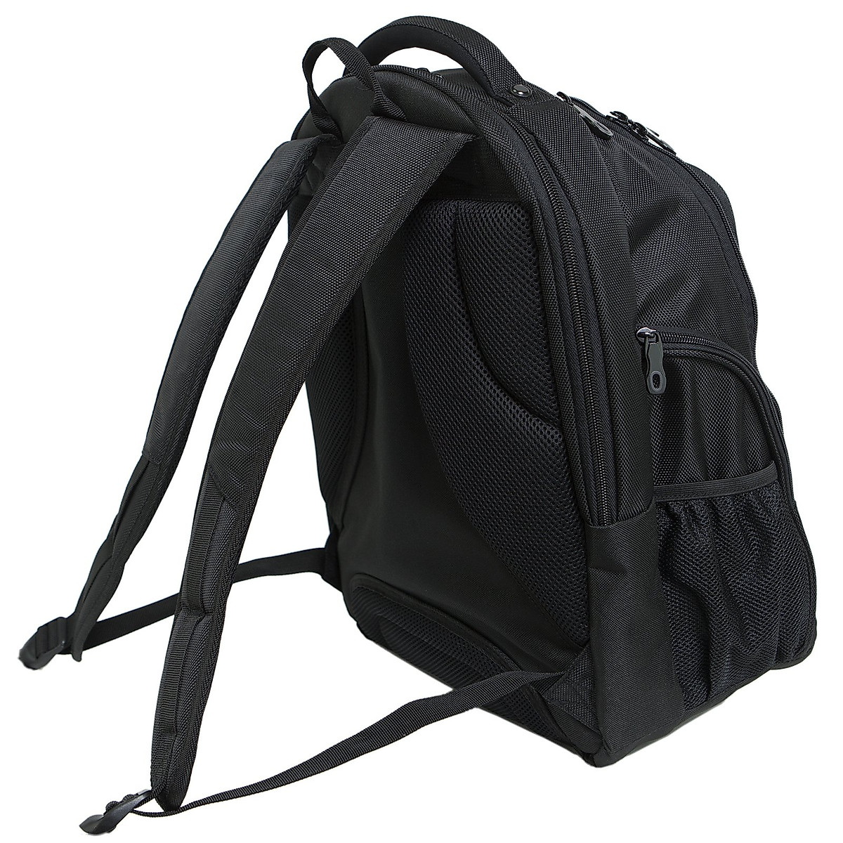 Alpine Swiss Oneida 15.6" Laptop Backpack With Tablet Sleeve & Mfg Warranty Black