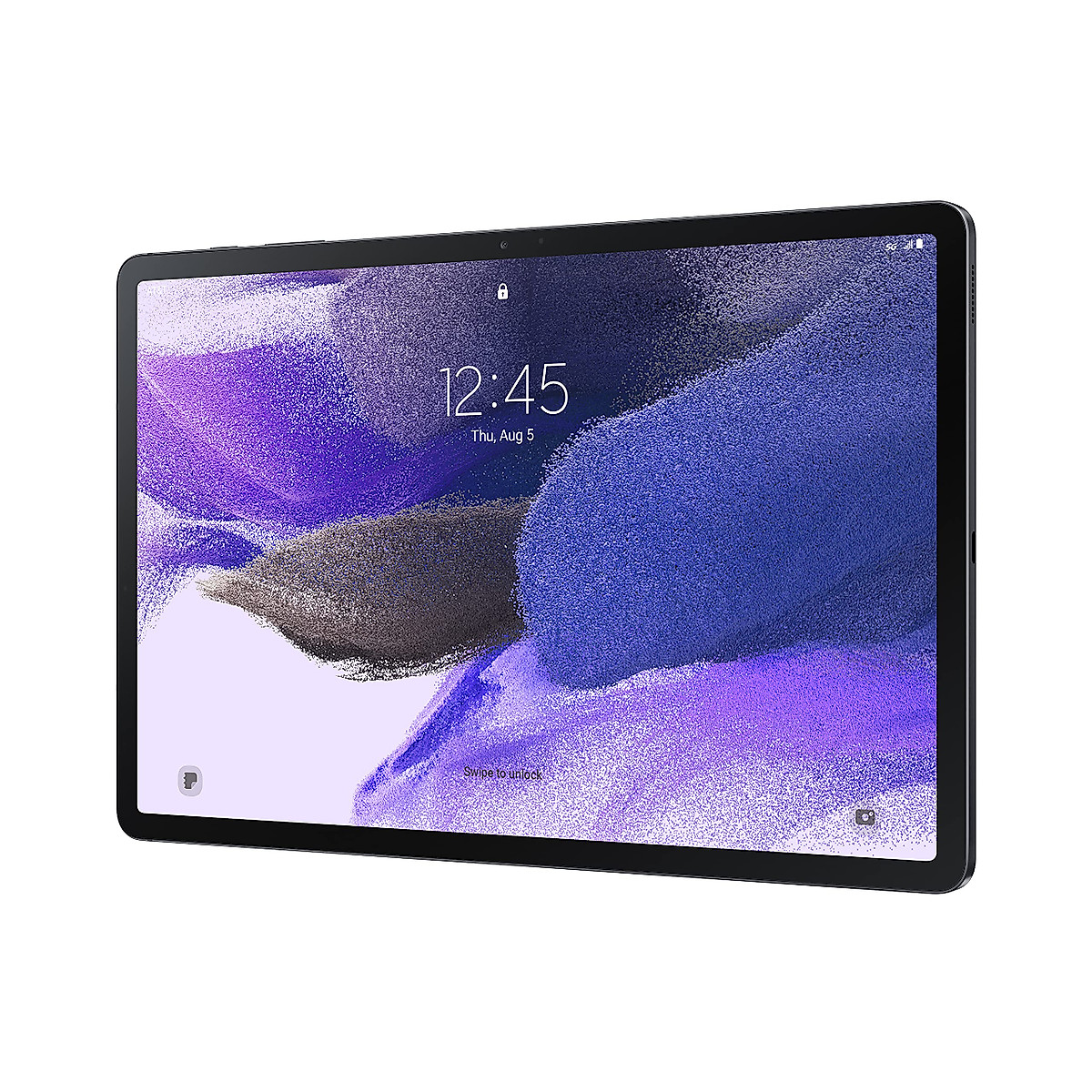SAMSUNG Galaxy Tab S7 FE 2021 Android Tablet 12.4” Screen WiFi 64GB S Pen Included Long-Lasting Battery Powerful Performance, Mystic Black (Renewed)