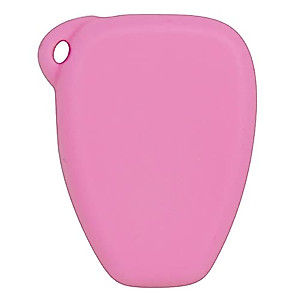 Keyless2Go Replacement for New Silicone Cover Protective Case for 4 Button Remote Keys with FCC KOBDT04A - Pink
