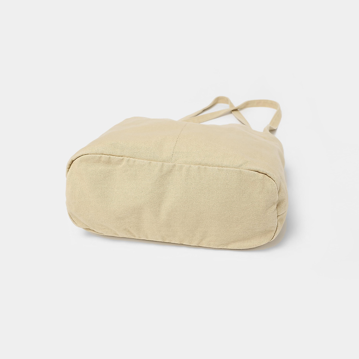 Jeelow Canvas Tote Handbag Shoulder Bucket Hobo Bag Purses For Men Women (Khaki)