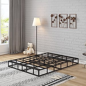 FMDMR Full Size Box Spring with Fabric Cover Set,7 Inch High Profile Full Box Spring with 3000lbs Max Weight Capacity, Durable Mattress Foundation Easy Assembly, Non-Slip, Noise Free