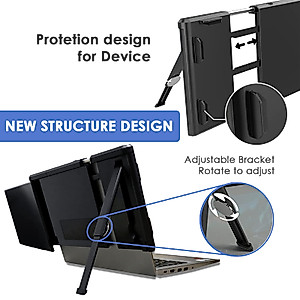 Teamgee Portable Monitor for Laptop, 13.3" Full HD IPS Display, USB HDMI Laptop Dual Screen Extender for Mac, PC, Chrome & Android, Fits All 13.3"-16" Laptops (2022 Version)
