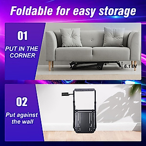 CXRCY Racing Wheel Stand Compatible with Logitech G920 G29 G27 G25 Gaming Cockpit Height Adjustable Foldable Gaming Racing Simulator Steering Wheel Stand,Wheel and Pedals Not Included