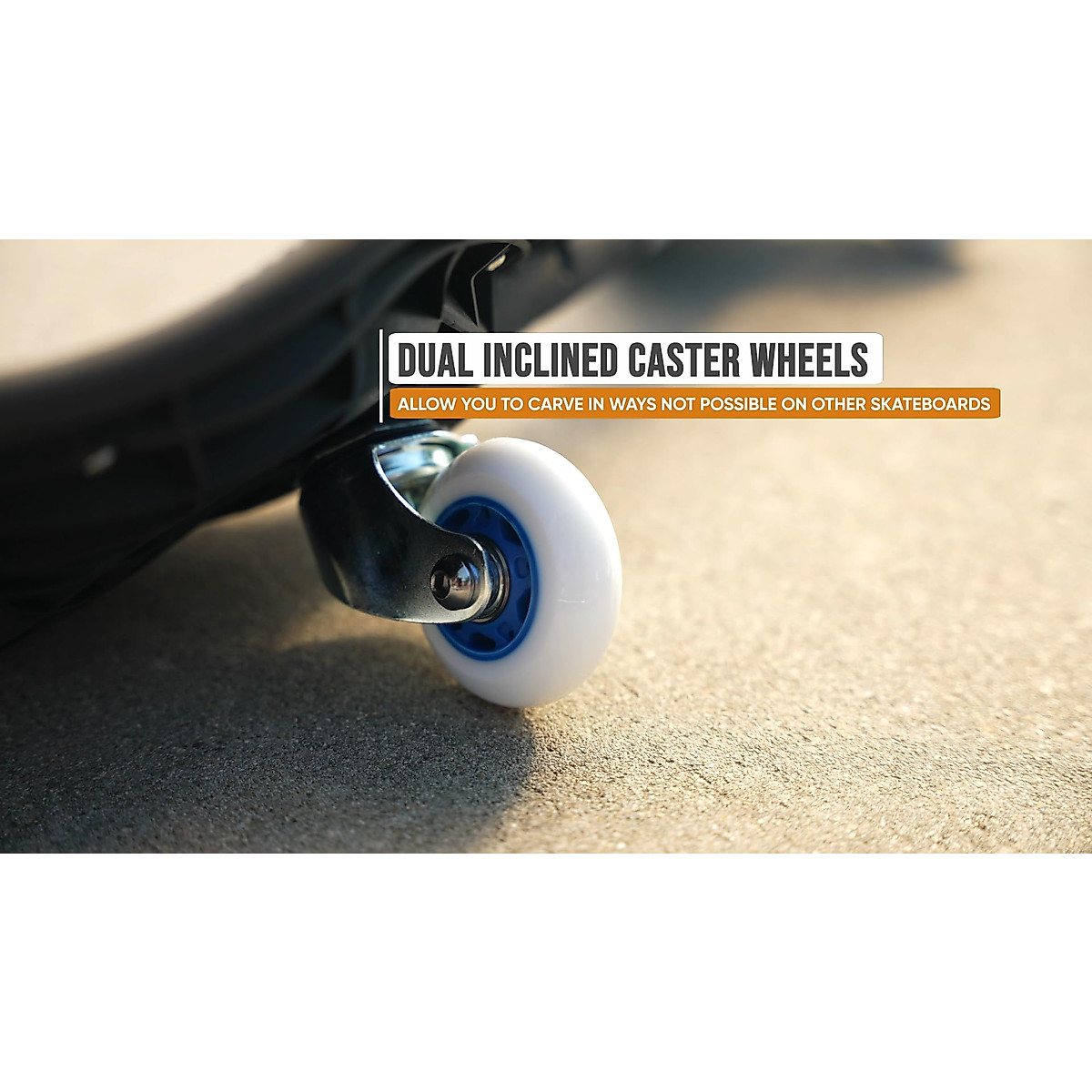 Razor RipStik Ripster Caster Board - Blue - FFP , 9 inch