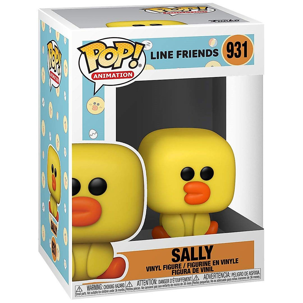 Funko Line Friends - Sally Pop! Vinyl Figure (Bundled with Compatible Pop Box Protector Case)