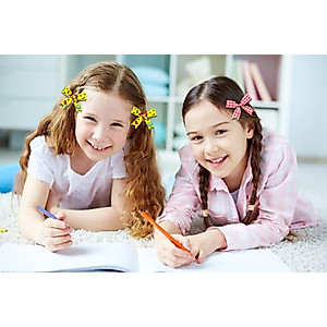 Hying 6 PCS Welcome Back to School Ribbons, 3/8" Width School Themed Grosgrain Ribbons Red Yellow Buffalo Plaid Ribbon ABC Pencils Craft Ribbons for Gift Wrapping DIY Teacher Appreciation Supplies