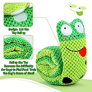Letsmeet Squeak Dog Toys Stress Release Game for Boredom, Dog Puzzle Toy IQ Training, Snuffle Toys Foraging Instinct Training Suitable for Small Medium and Large Dogs