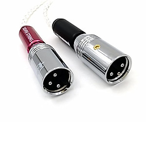 NewFantasia 2.5mm TRRS Balanced Male to 2 XLR Male Dual XLR Male Headphone Audio Adapter Cord Compatible with Astell&Kern AK100II, AK120II, AK240, AK380, AK320, DP-X1A