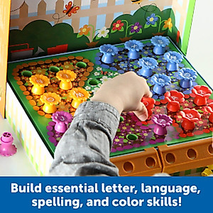 Learning Resources Alphabet Garden Activity Set, Educational Indoor Games, Preschool Alphabet, Toddler Brain Toys, Toddler Preschool Learning, 45 Pieces, Age 3+