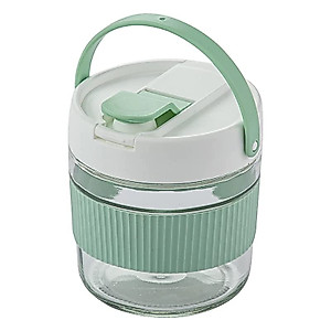 Home Legion multipurpose glass pickle jar with strainer 1 pieces small for kitchen 900ml green