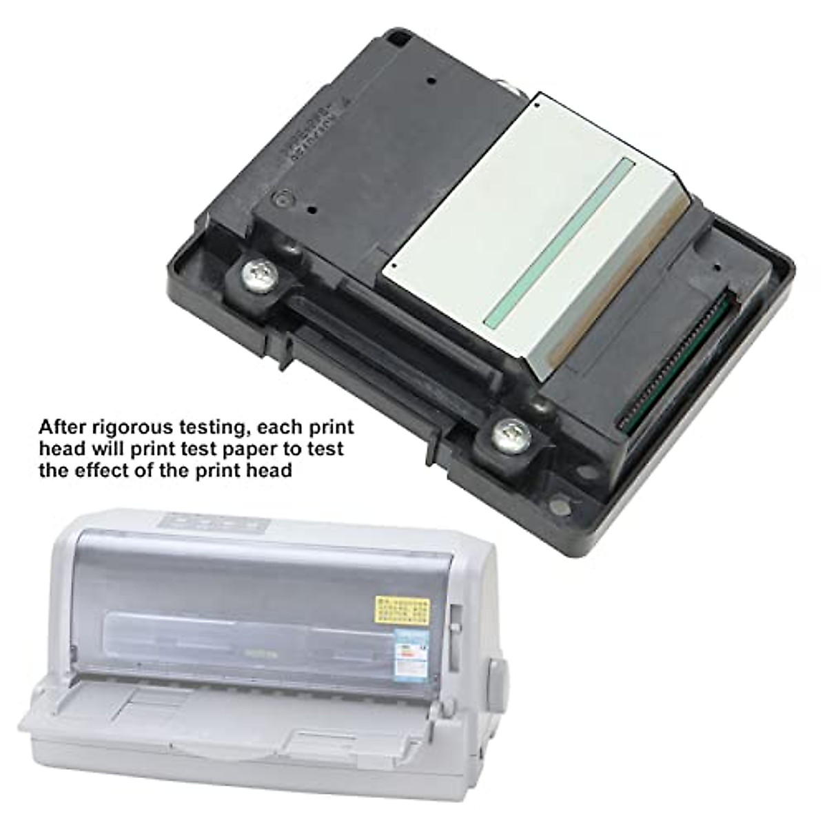 Diydeg Printhead Replacement Part for Epson, Professional Durable Print Head Replacement Kit, ABS Plastic Replaceable Printer Head Compatible with WF 2750, L605 2651 2661 7525 L650 Printer