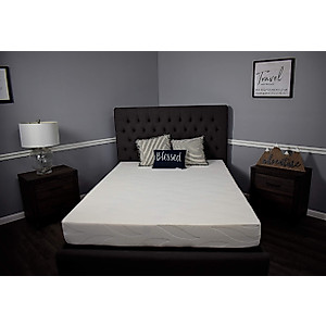 American Mattress Company 6" Graphite Infused Memory Foam-Sleeps Cooler-100% Made in The USA-Medium Firm (Full)
