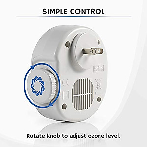 Airthereal Bundle | B50 Mini Ozone Generator and B50-PRO Mini Ozone Generator with Negative Ion - Plug-in Odor Eliminator Disinfecting Machine