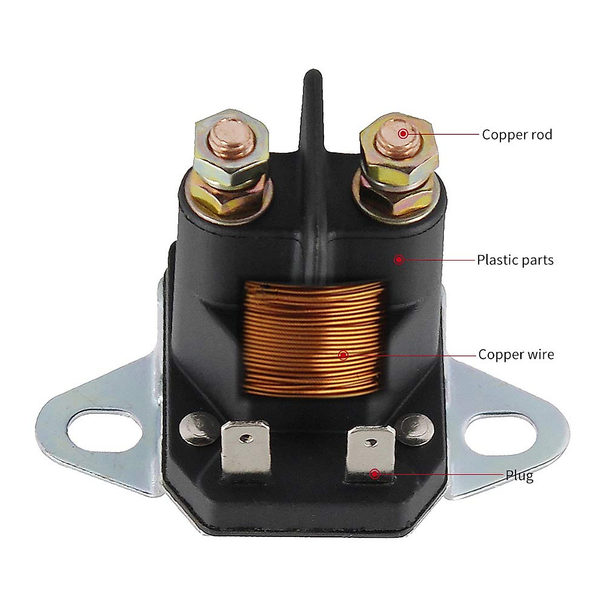 Road Passion Starter Solenoid Relay for Toro 47-1910, 740207