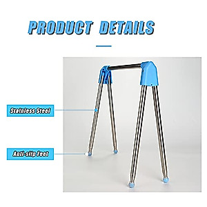 ND Portable Garment Rack for Hanging Clothes,Foldable Retractable Mini Drying Rack for Travel,Camping,Dance,Home