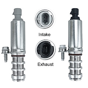 RLP VVT Solenoid Intake and Exhaust Camshaft Position Actuator Compatible with Buick Chevy Cobalt Malibu HHR Equinox Pontiac G5 G6 Saturn 2.0L 2.2L 2.4L Replaces 12655420 12655421