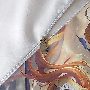 AKARDO Fate Grail War Anime Duvet Cover Soft 3D Printed Bedding Set with Comforter Cover 3 Piece Set Includes 2 Pillowcases and 1 Duvet Cover Machine Washable (08,Full (79"x90"))