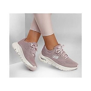Skechers Women's Arch Fit - Mauve Mesh/Light Pink Trim US 9 Purple
